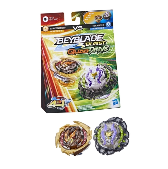Beyblade | Toys | Beyblade Burst Quaddrive Destruction Ifritor 7 Stone ...